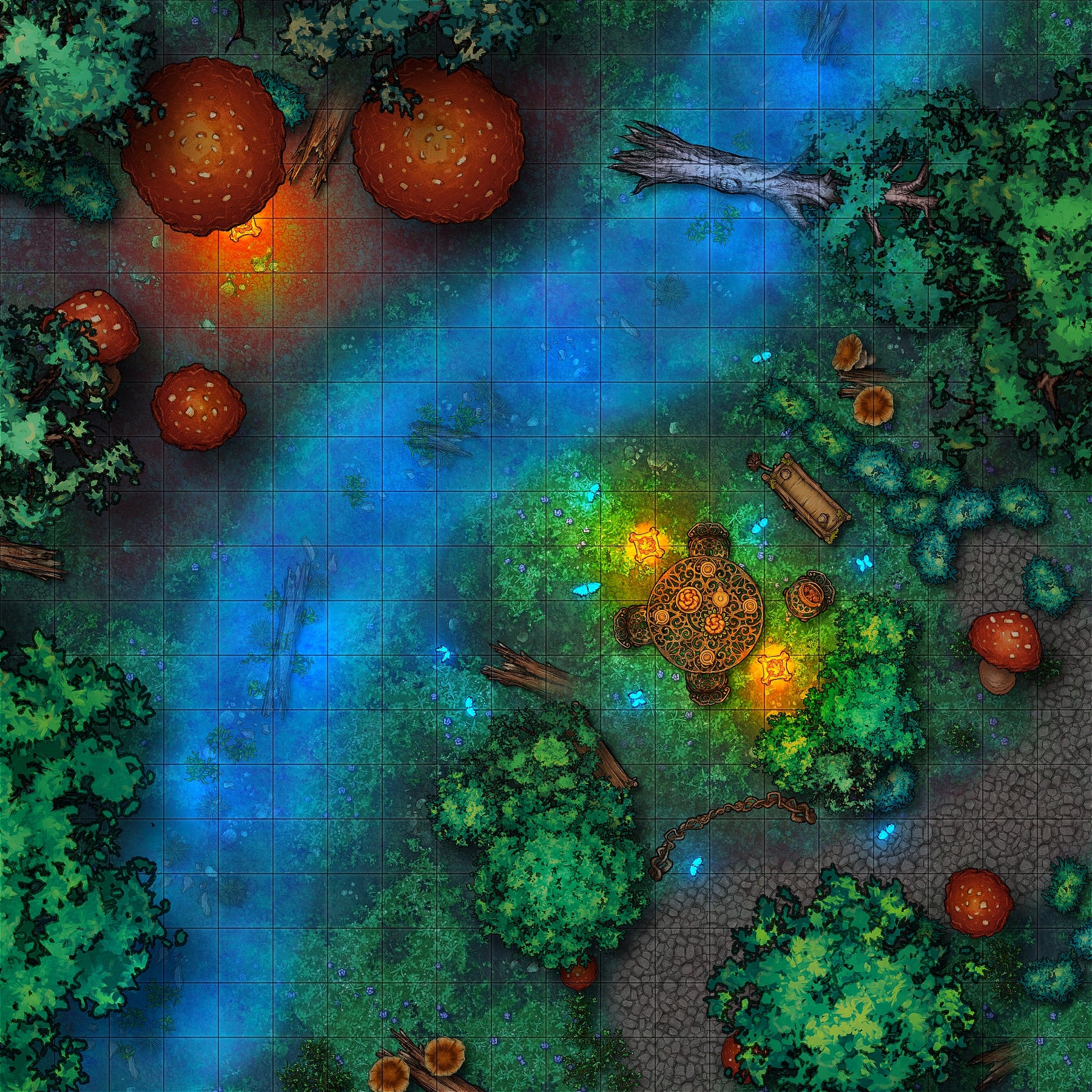 Map Pack #28 - Feywild – The DM Lair