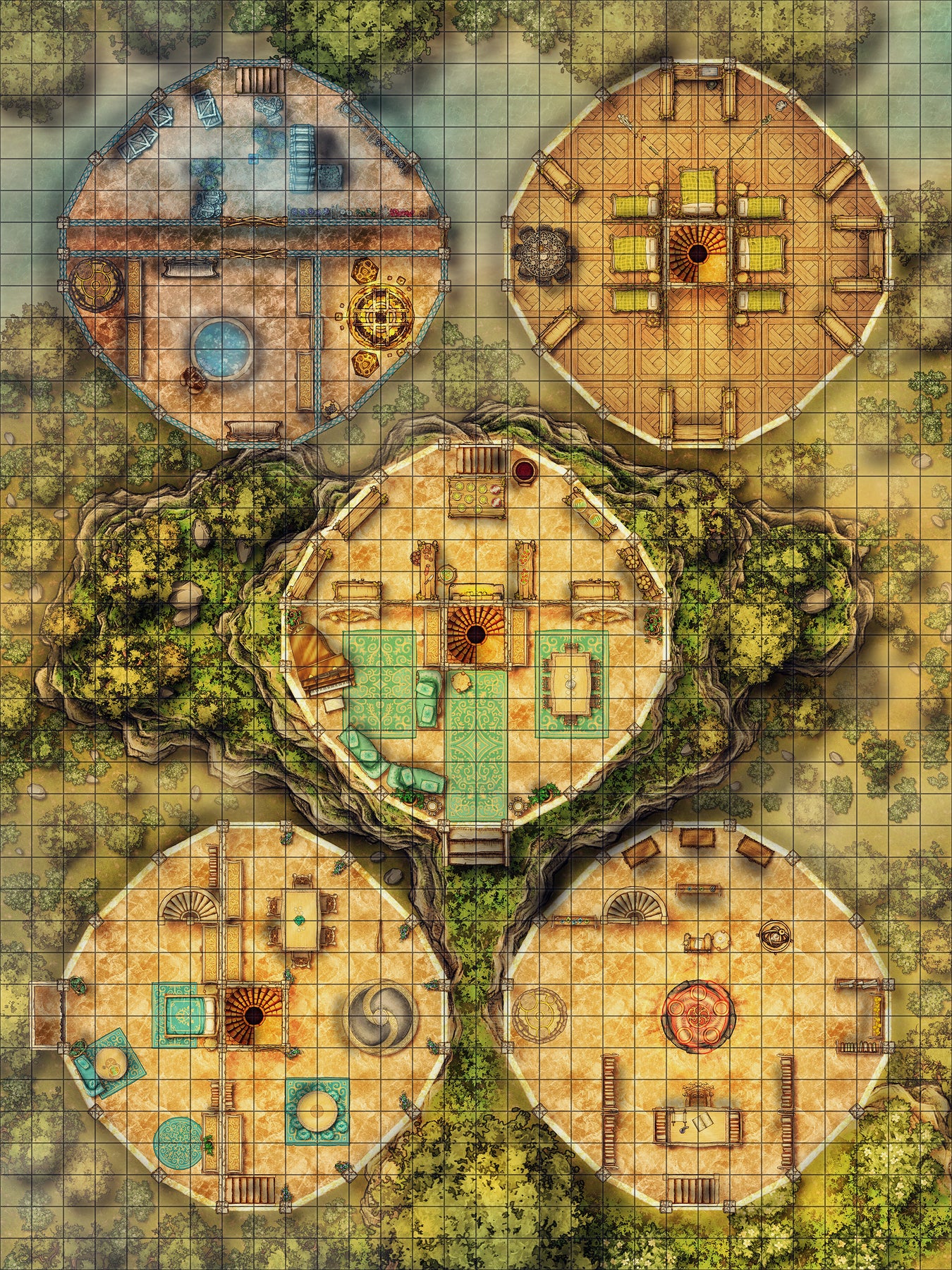 Map Pack #28 - Feywild – The DM Lair