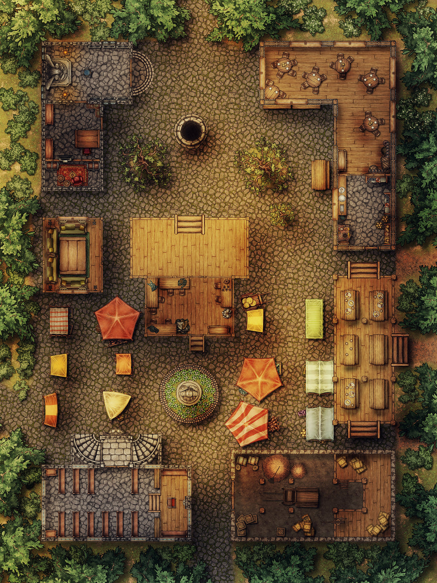 Map Pack #30 - Harvest – The DM Lair