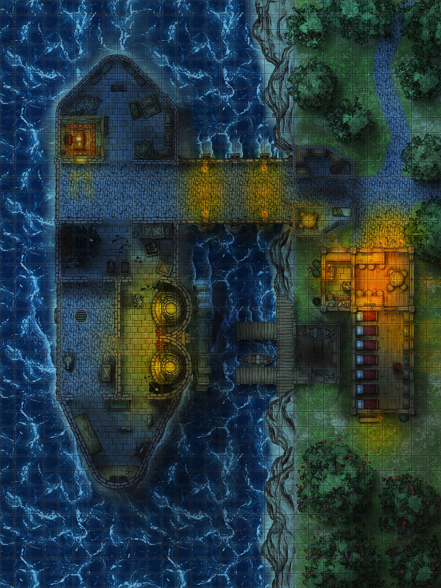 Map Pack #33 - Deep Woods – The DM Lair
