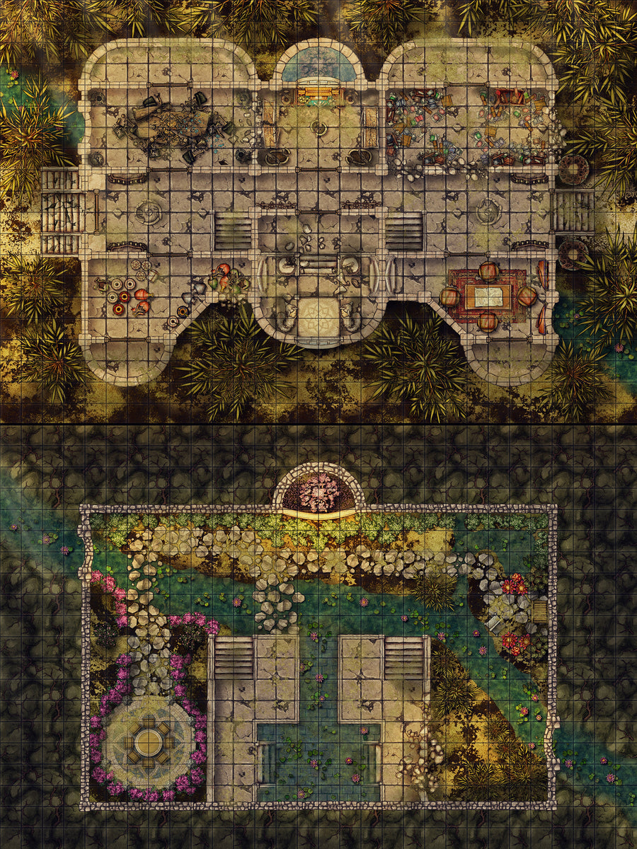 Map Pack #37 - Nomadic Lands – The DM Lair