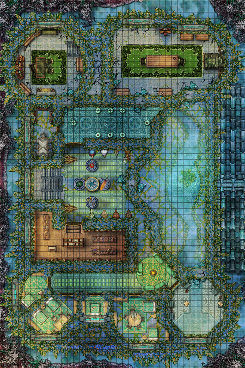 Map Pack #43 - Fey Chateau – The DM Lair