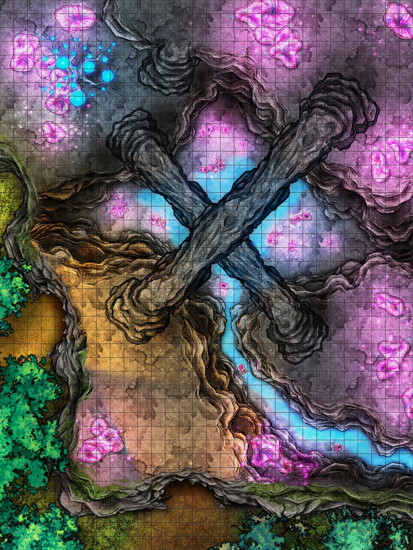 Map Pack #28 - Feywild – The DM Lair