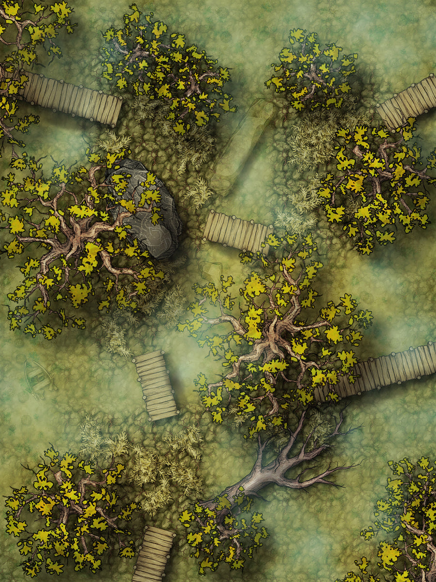 Map Pack #35 - Putrid Swamp – The DM Lair