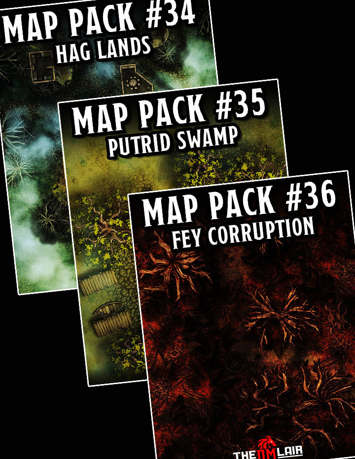 Map Pack Bundle #12 – The DM Lair
