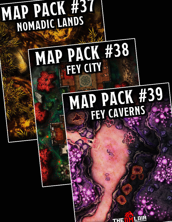 Map Pack Bundle #13 – The DM Lair