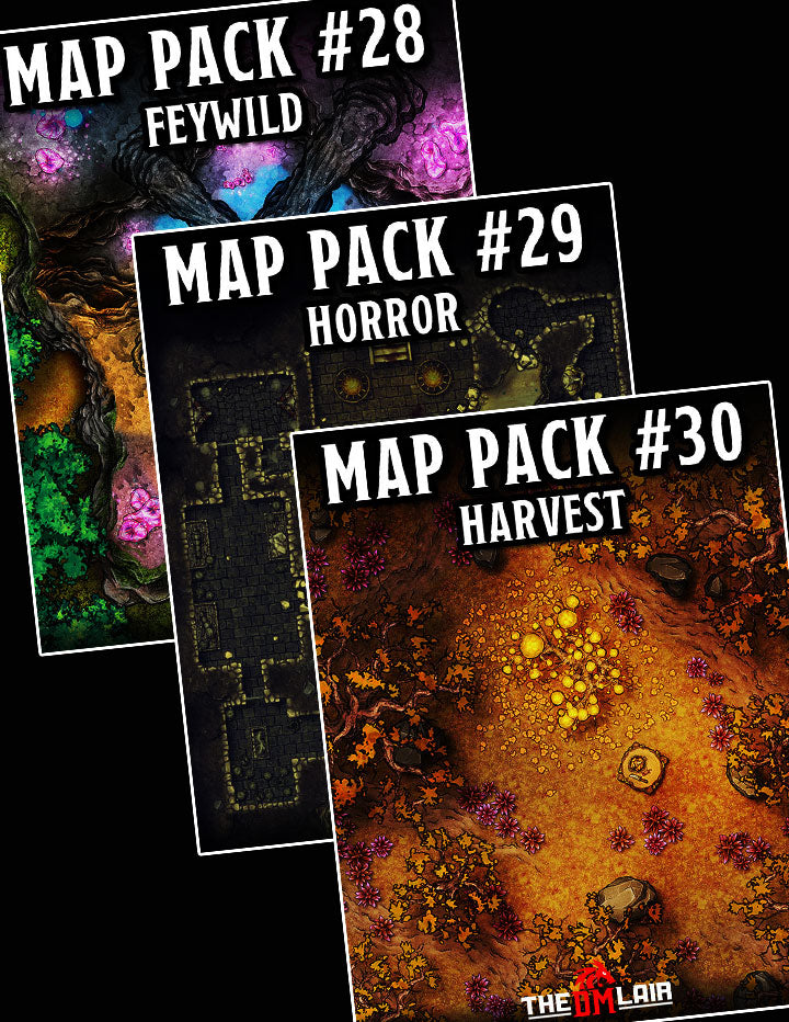 Map Pack Bundle #10 – The DM Lair