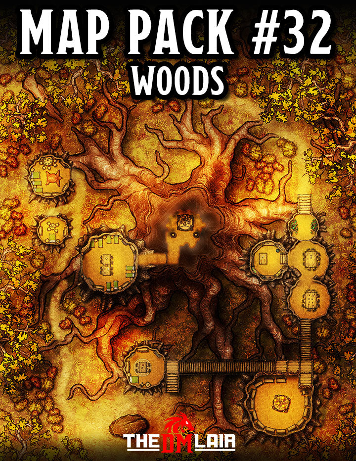 Map Pack #32 - Woods – The DM Lair