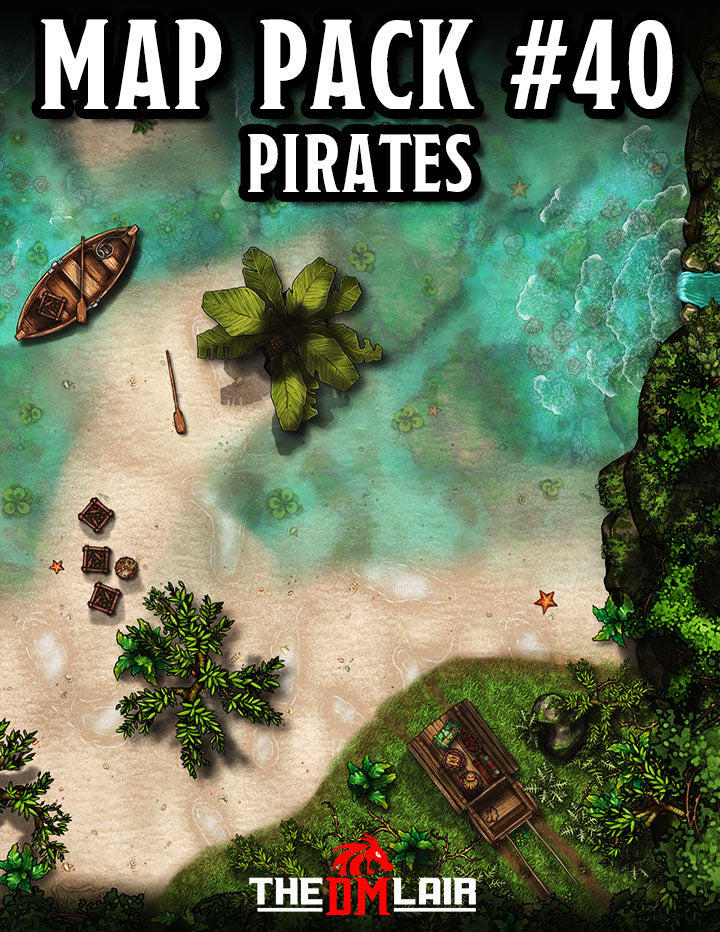 Map Pack #40 - Pirates – The DM Lair