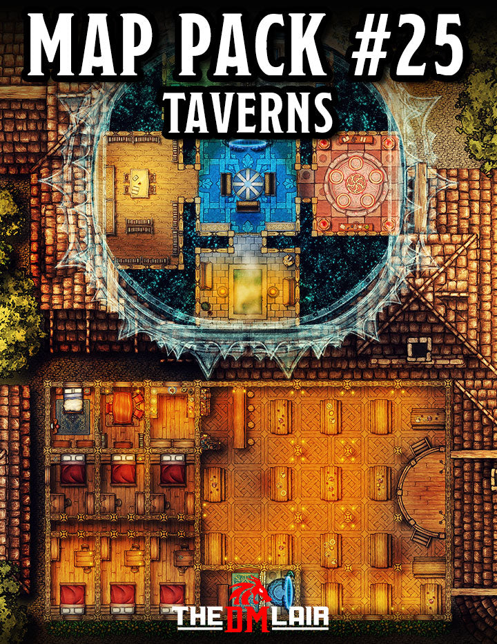 Map Pack #25 - Taverns – The DM Lair