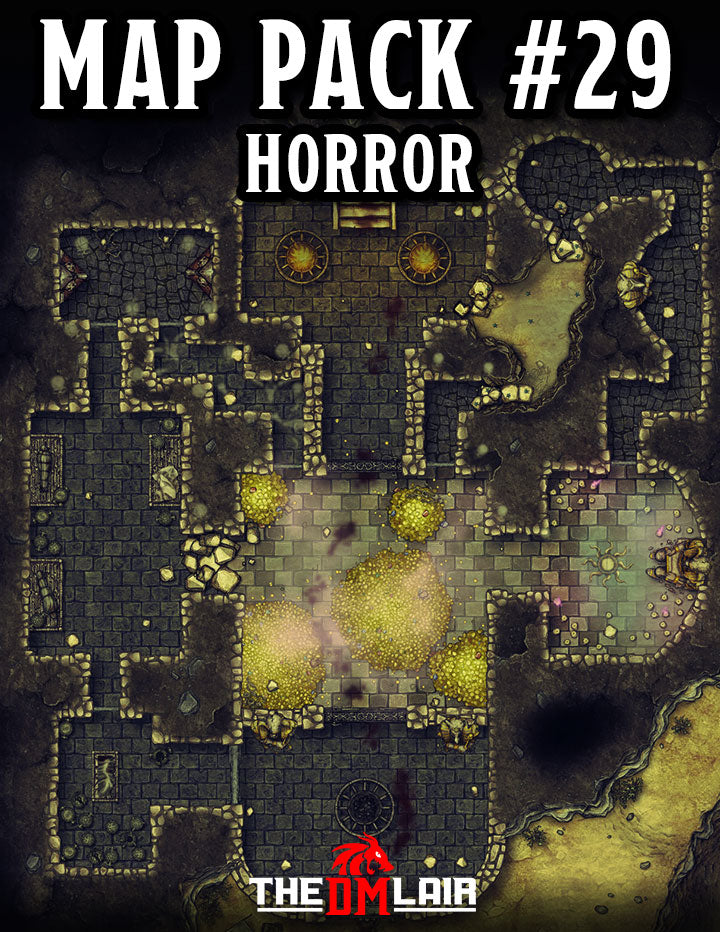 Map Pack #29 - Horror – The DM Lair