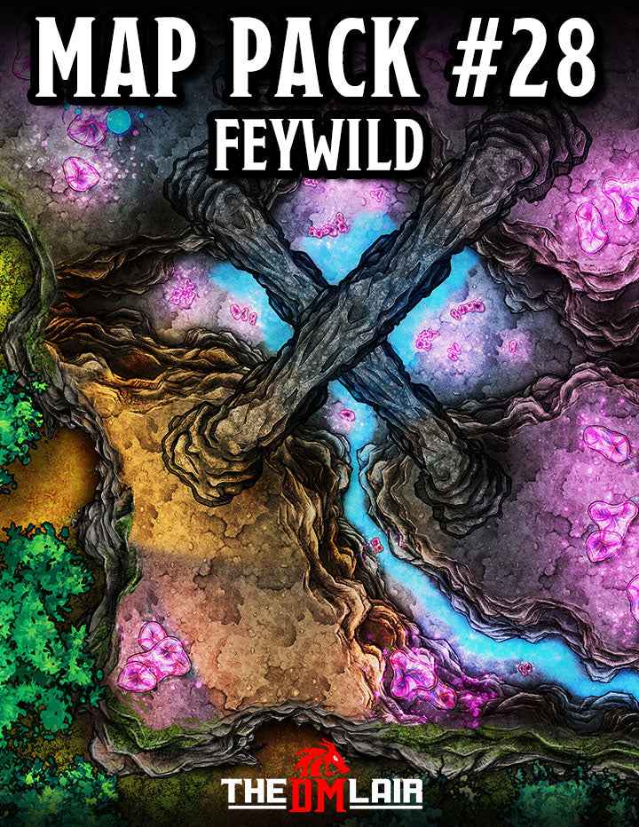 Map Pack #28 - Feywild – The DM Lair
