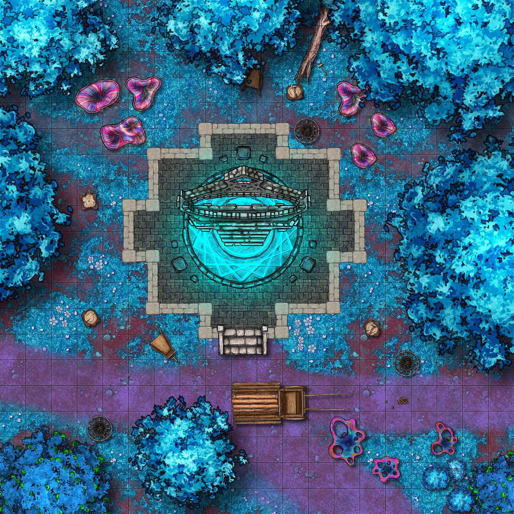 Map Pack #28 - Feywild – The DM Lair