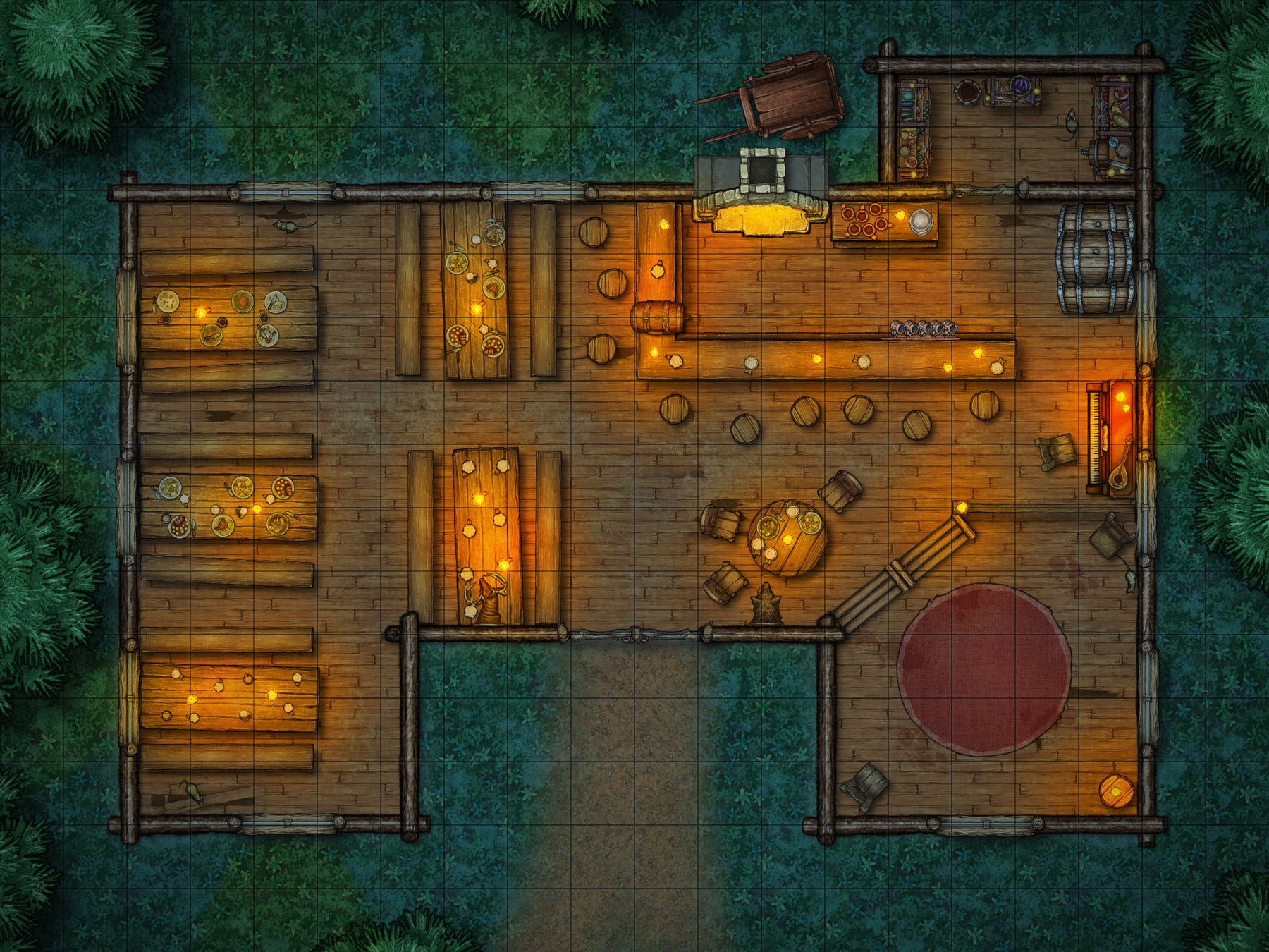 Map Pack #25 - Taverns – The DM Lair