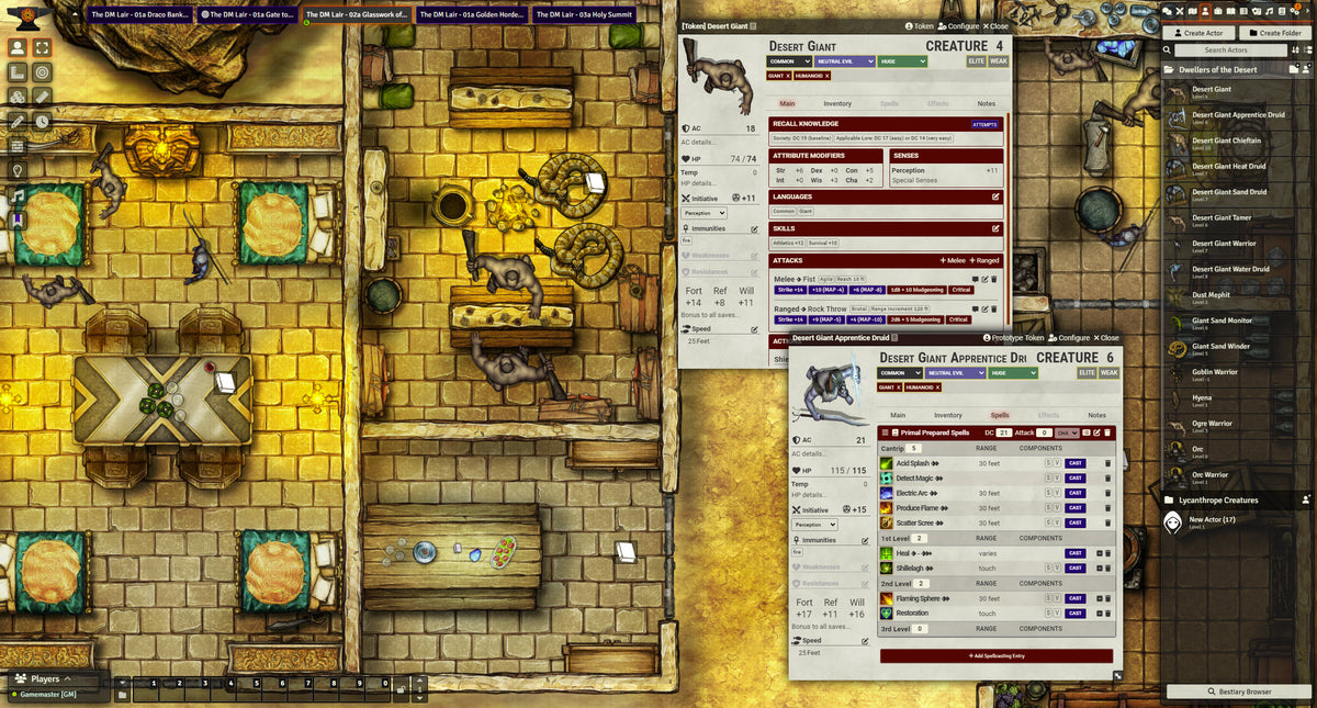 Deserts & Desserts Foundry Module – The DM Lair