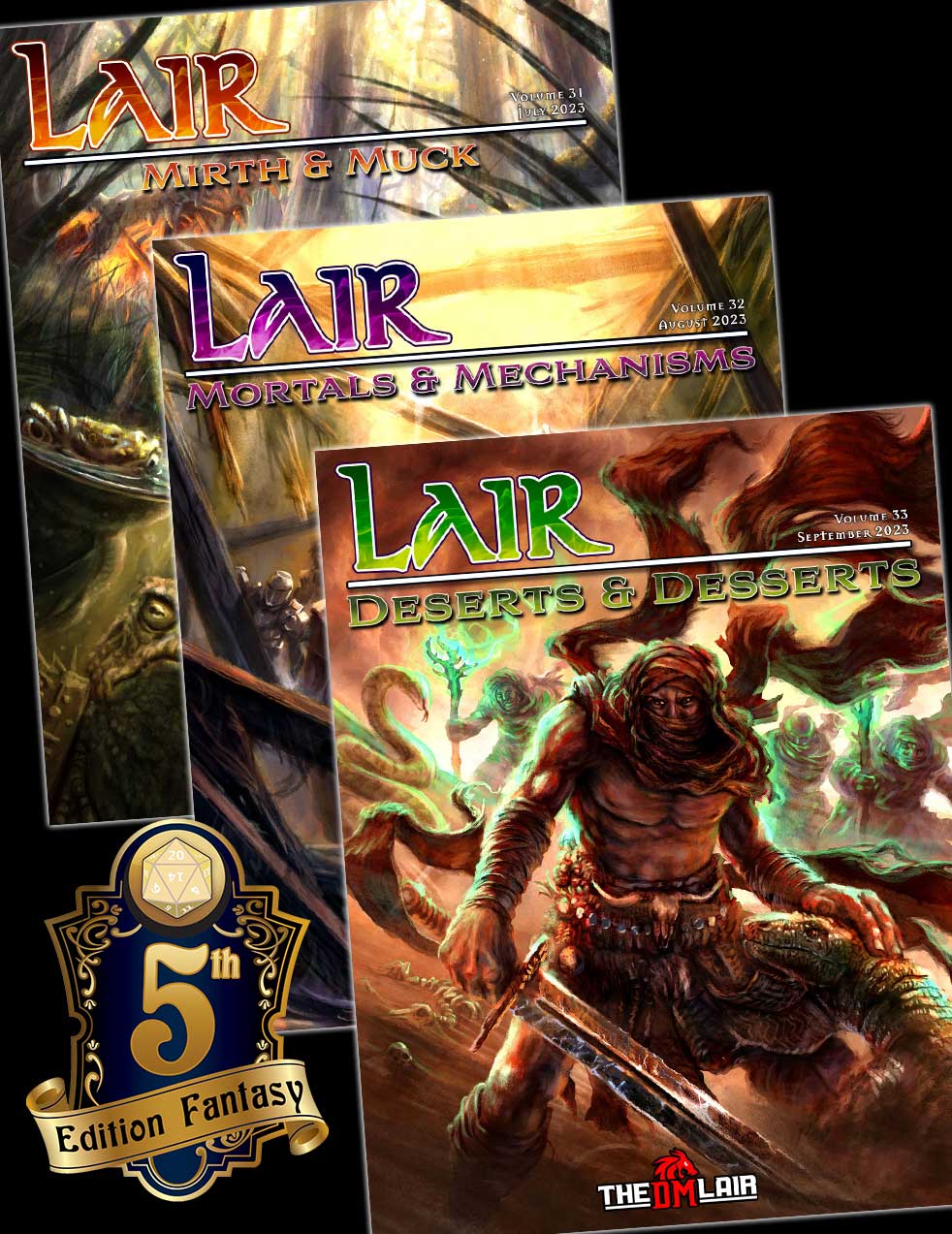 Lair Magazine Bundle: Issues 31-33 – The DM Lair
