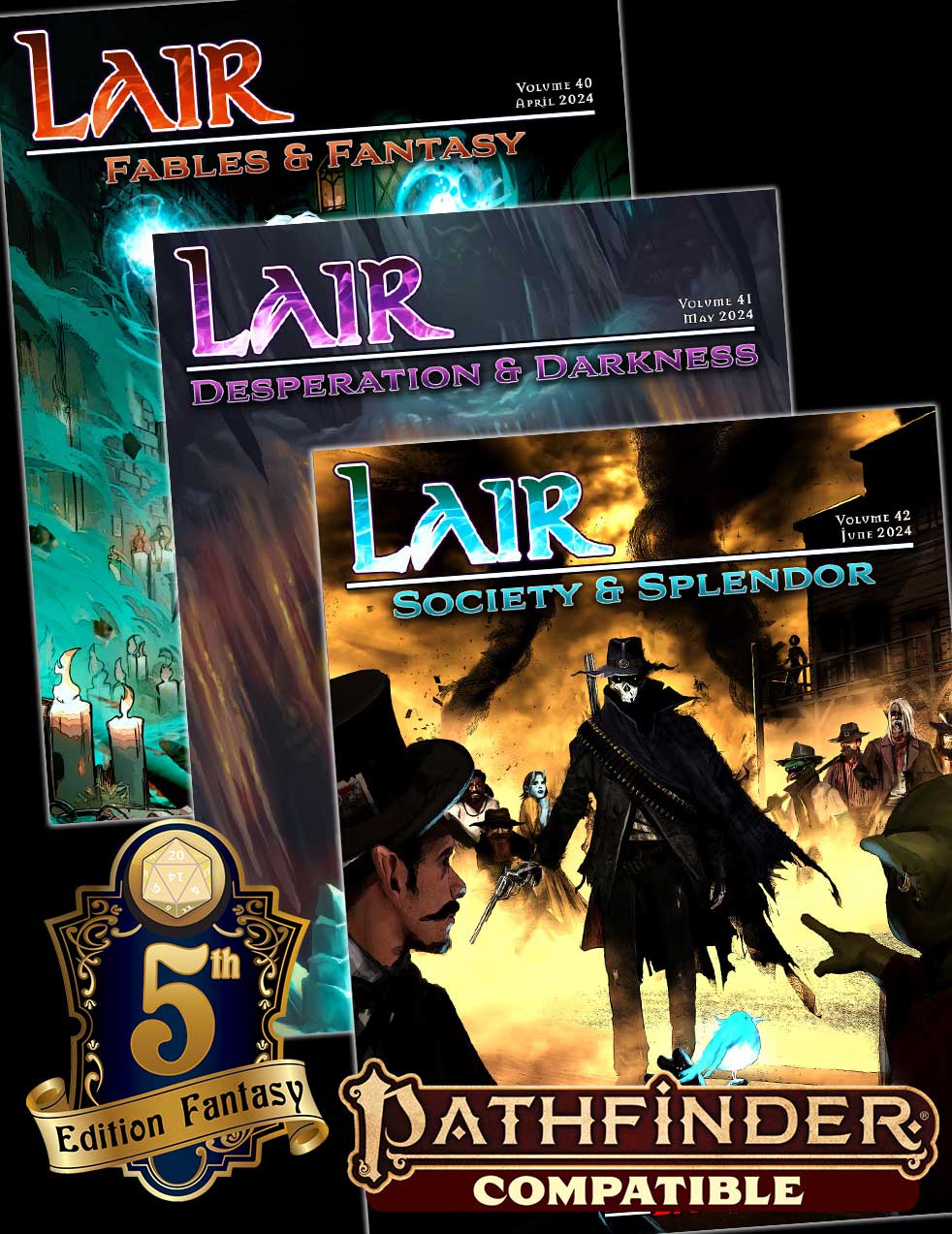 Lair Magazine Bundle: Issues 40-42 – The DM Lair