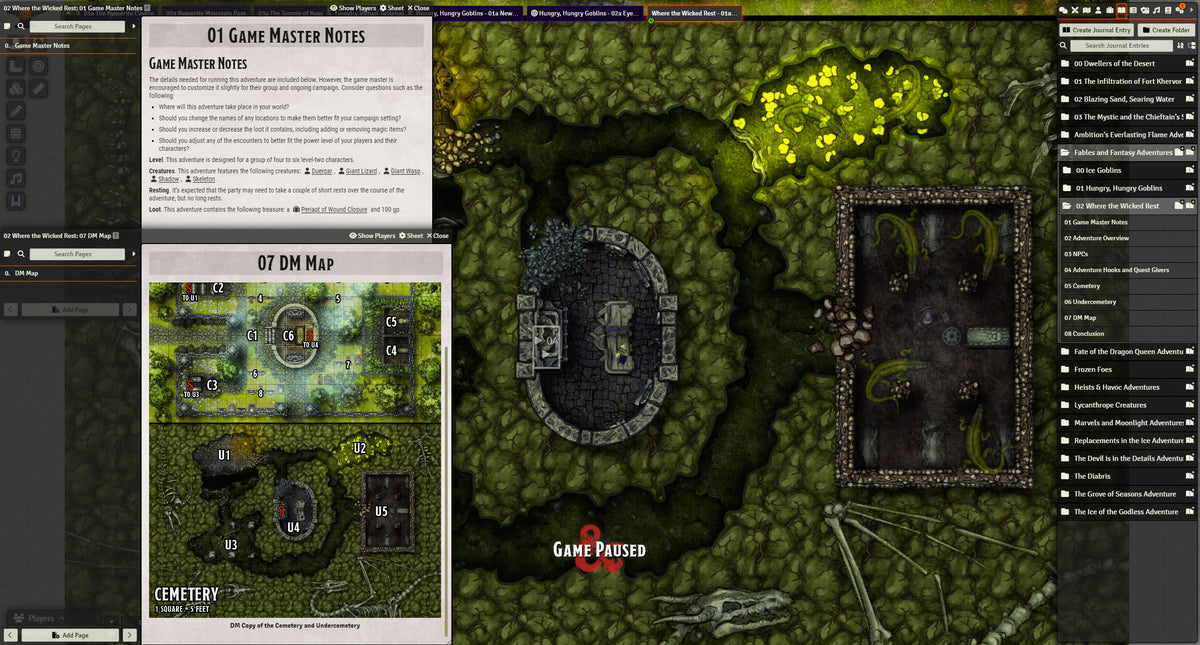 Fables & Fantasy Foundry Module – The DM Lair