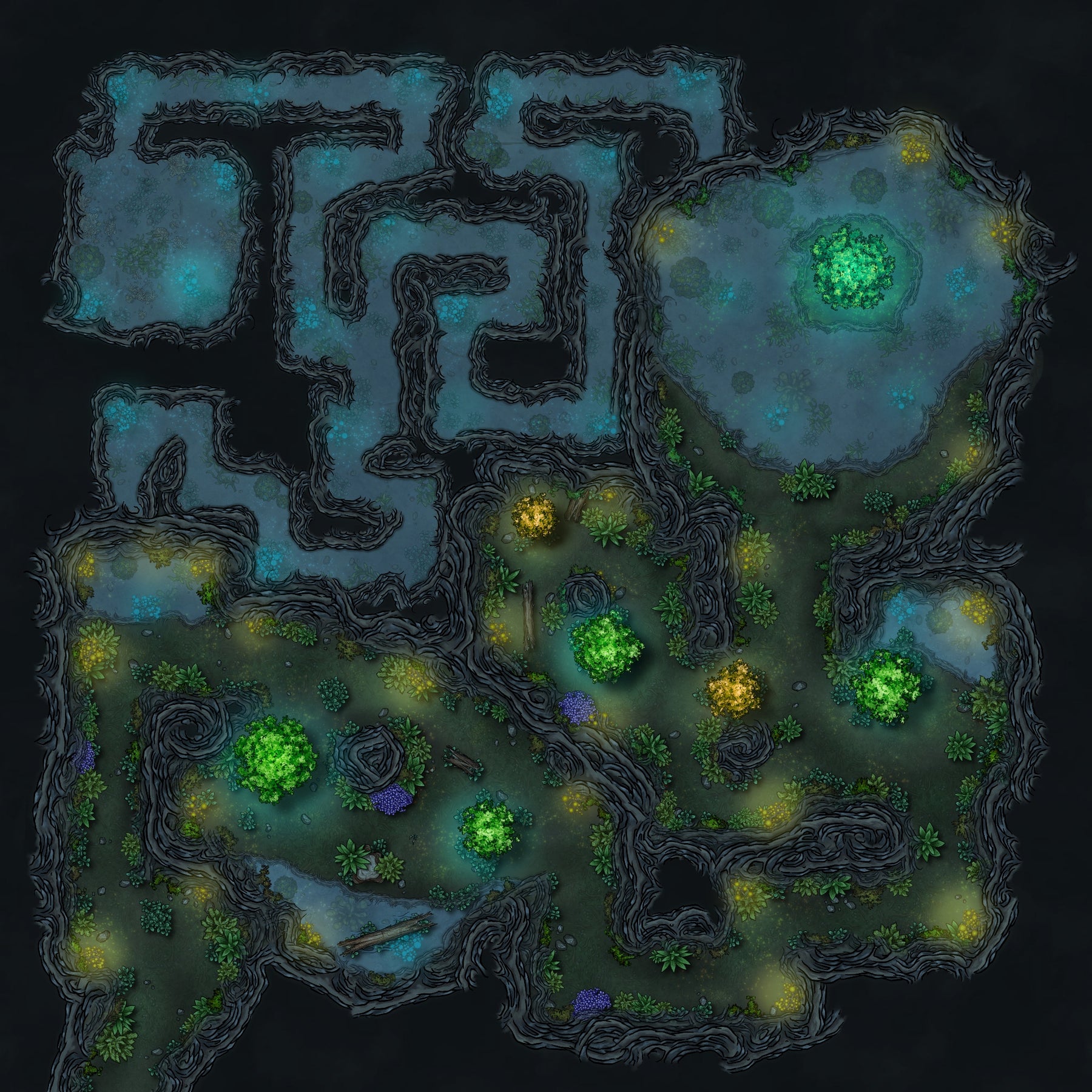 Map Pack Bundle #5 – The DM Lair