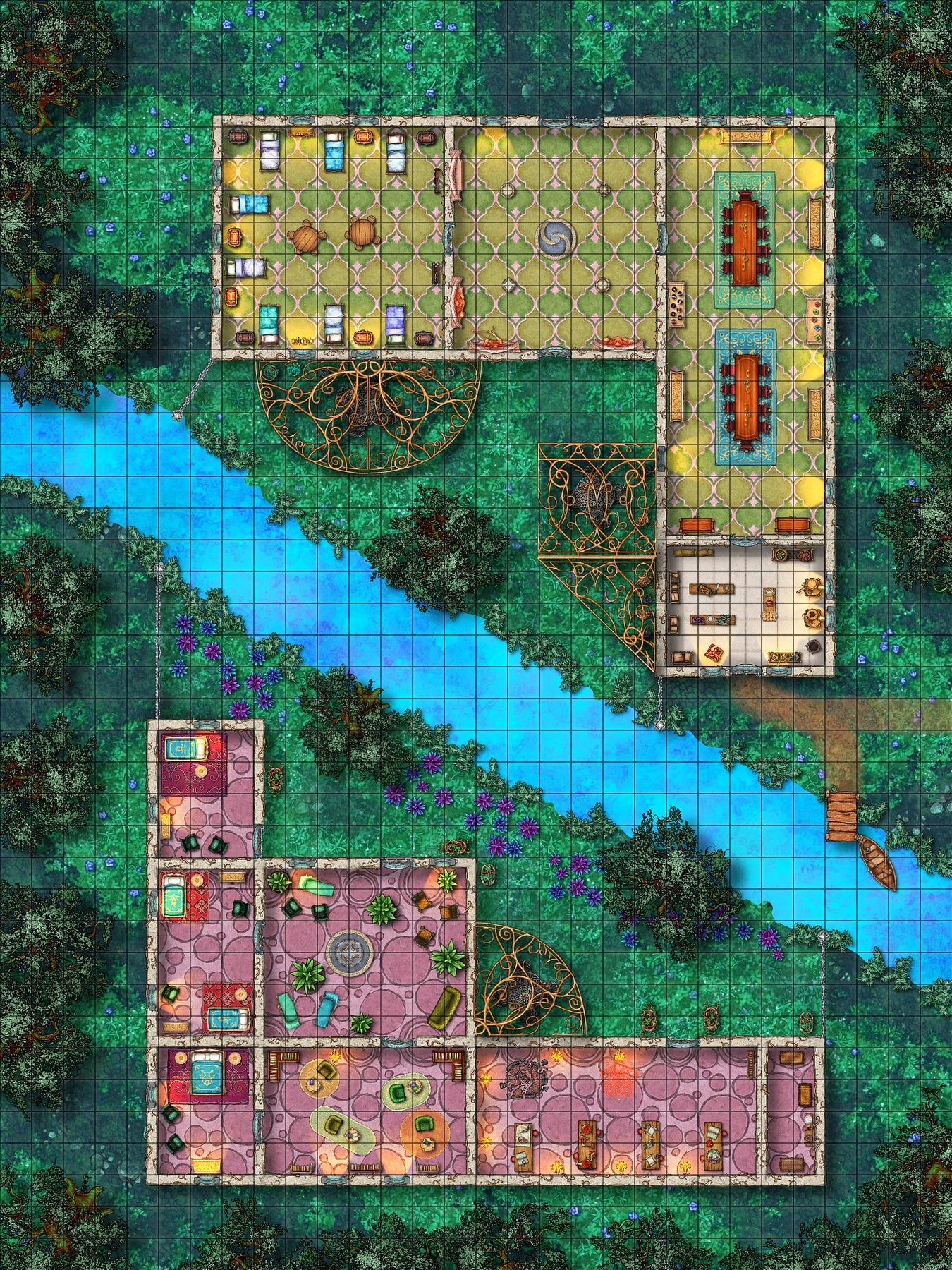 Map Pack #18 - Elven Settlements – The DM Lair