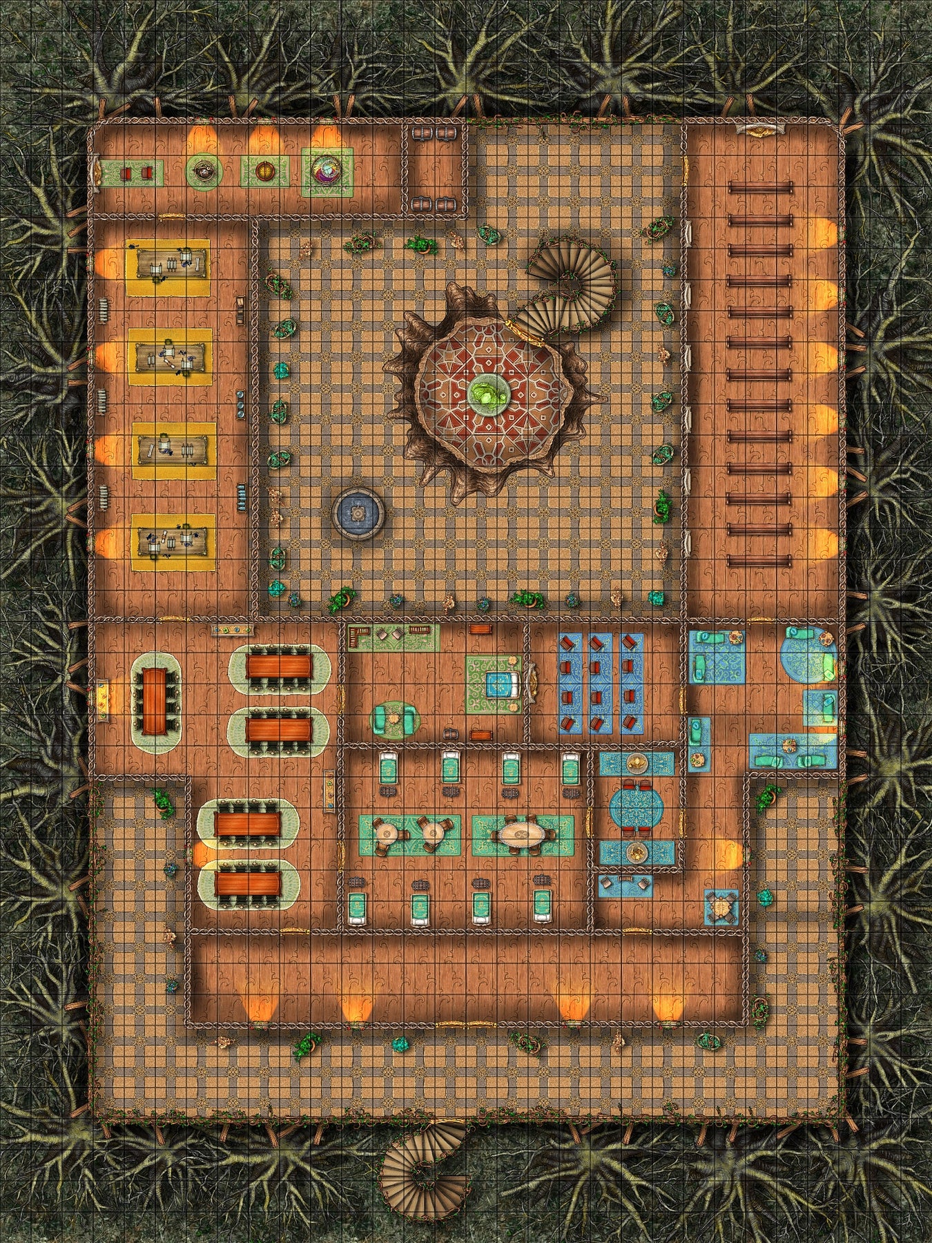 Map Pack #18 - Elven Settlements – The DM Lair