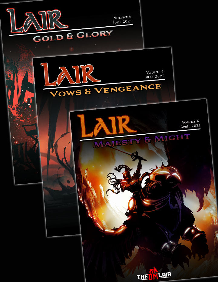 Lair Magazine Bundle: Issues 4-6 – The DM Lair