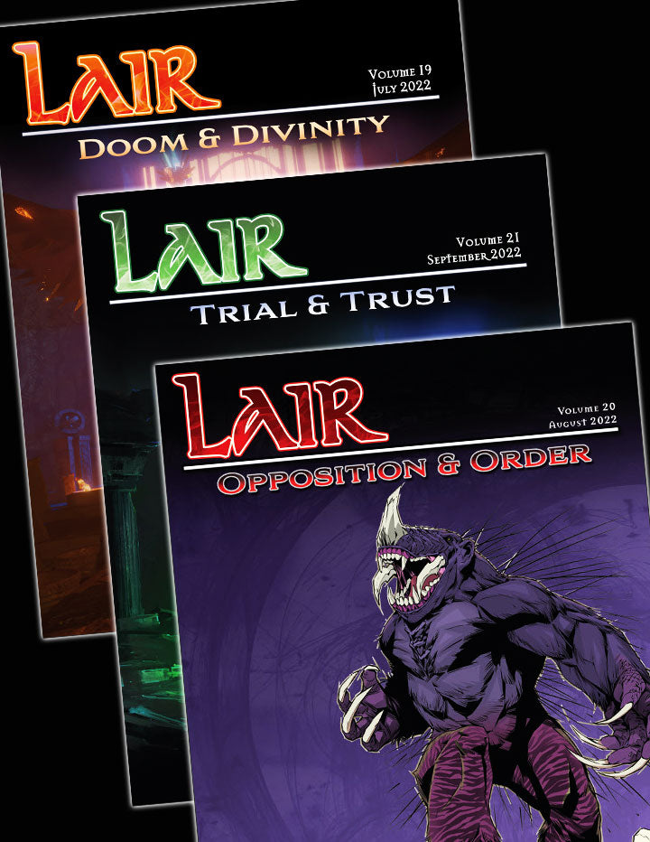 Lair Magazine Bundle: Issues 19-21 – The DM Lair