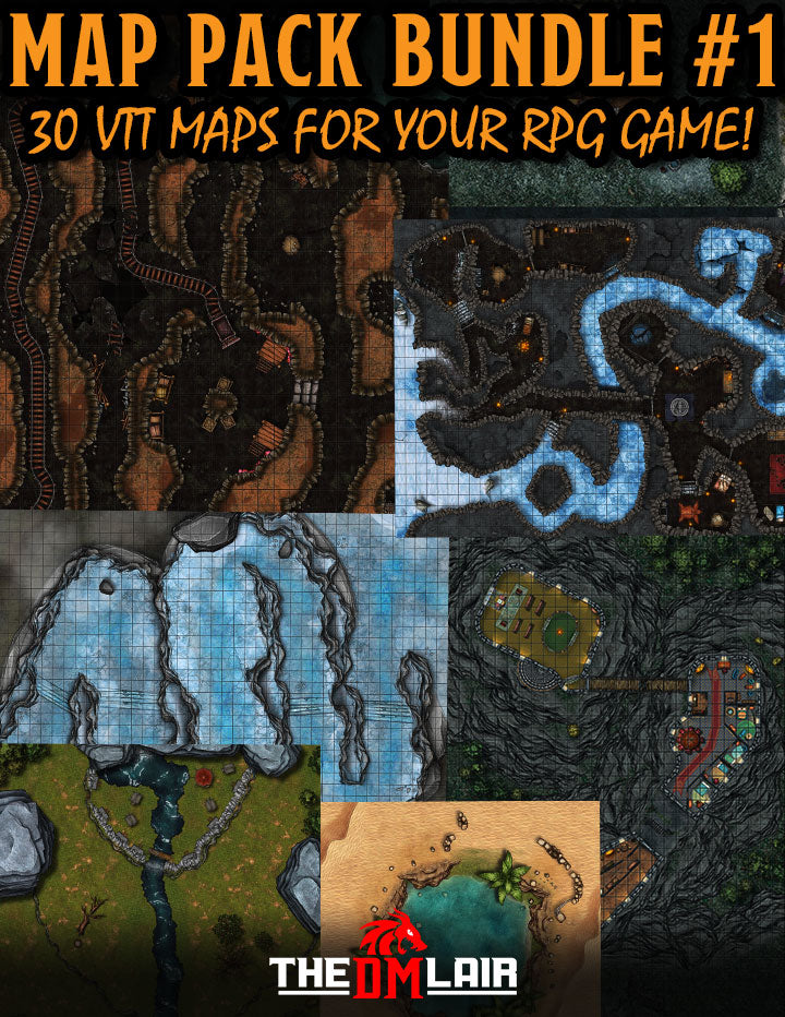 Map Pack Bundle #1 – The DM Lair