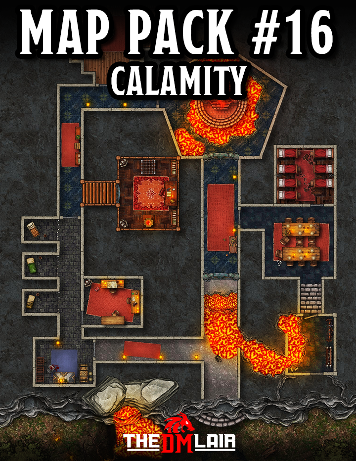 Map Pack #16 - Calamity – The DM Lair