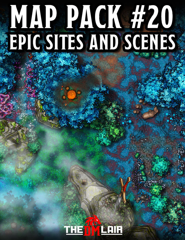 Map Pack #20 - Epic Sites and Scenes – The DM Lair