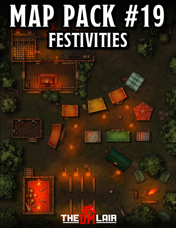 Map Pack #19 - Festivities – The DM Lair