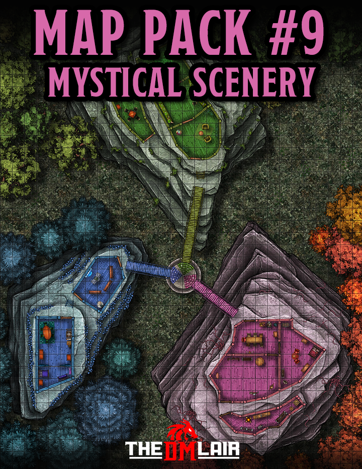 Map Pack #9 - Mystical Scenery – The DM Lair