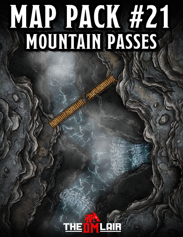 Map Pack #21 - Mountain Passes – The DM Lair