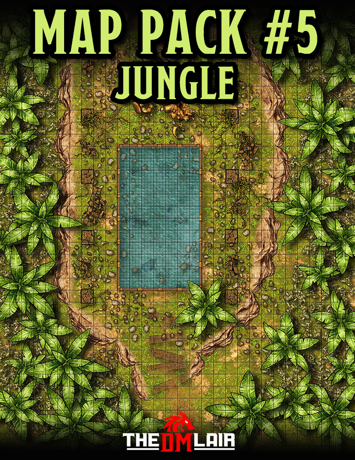 Map Pack #5 - Jungle – The DM Lair