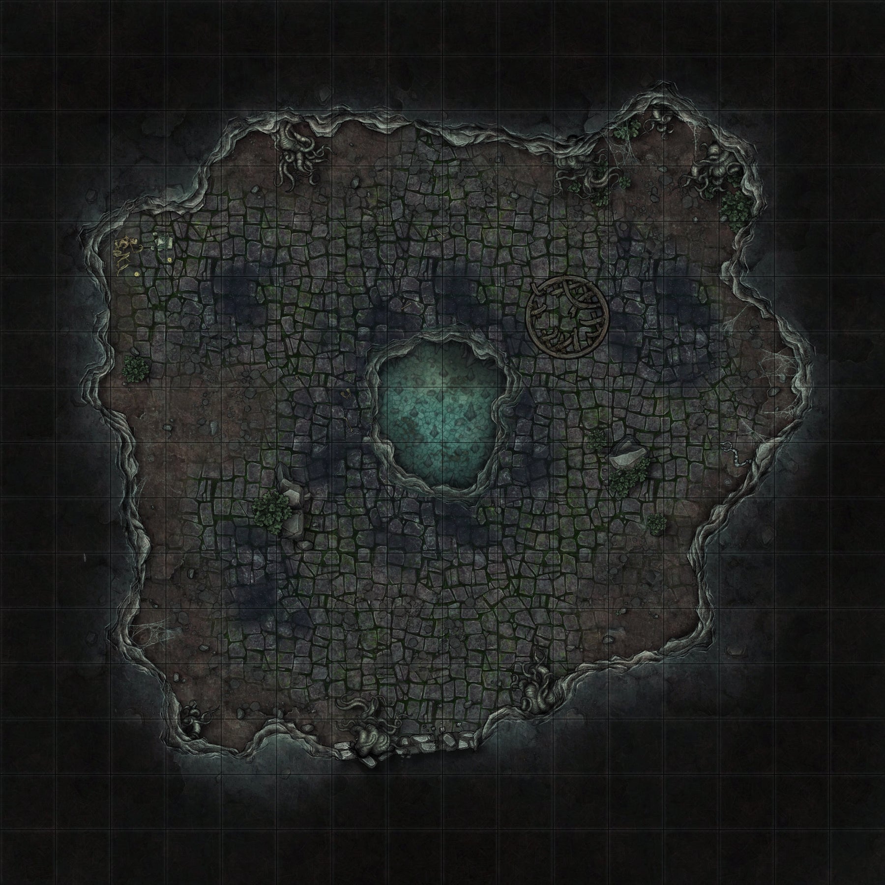 Map Pack #14 - Underground – The DM Lair