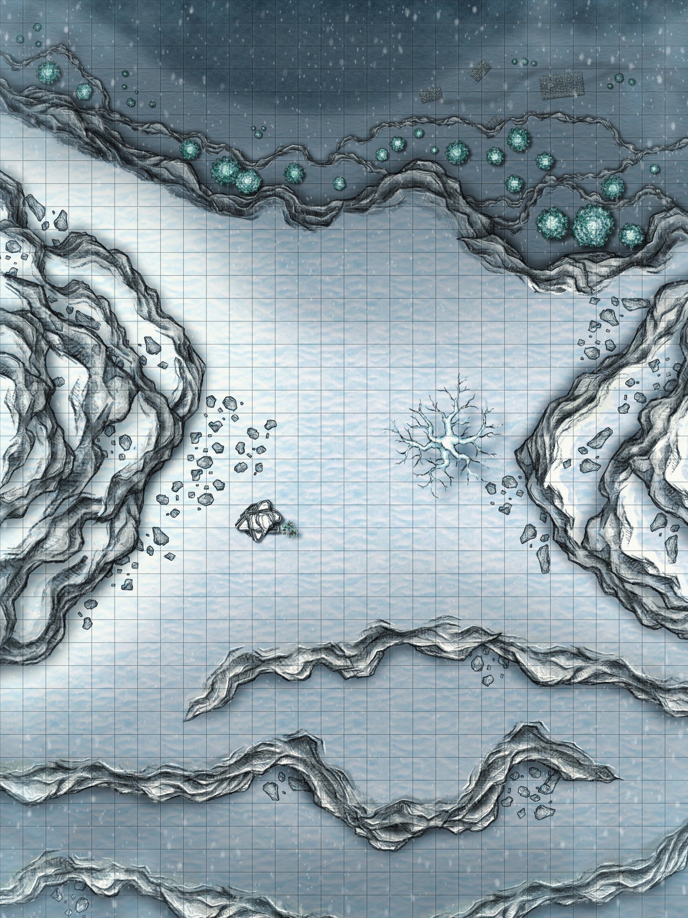 Map Pack #21 - Mountain Passes – The DM Lair