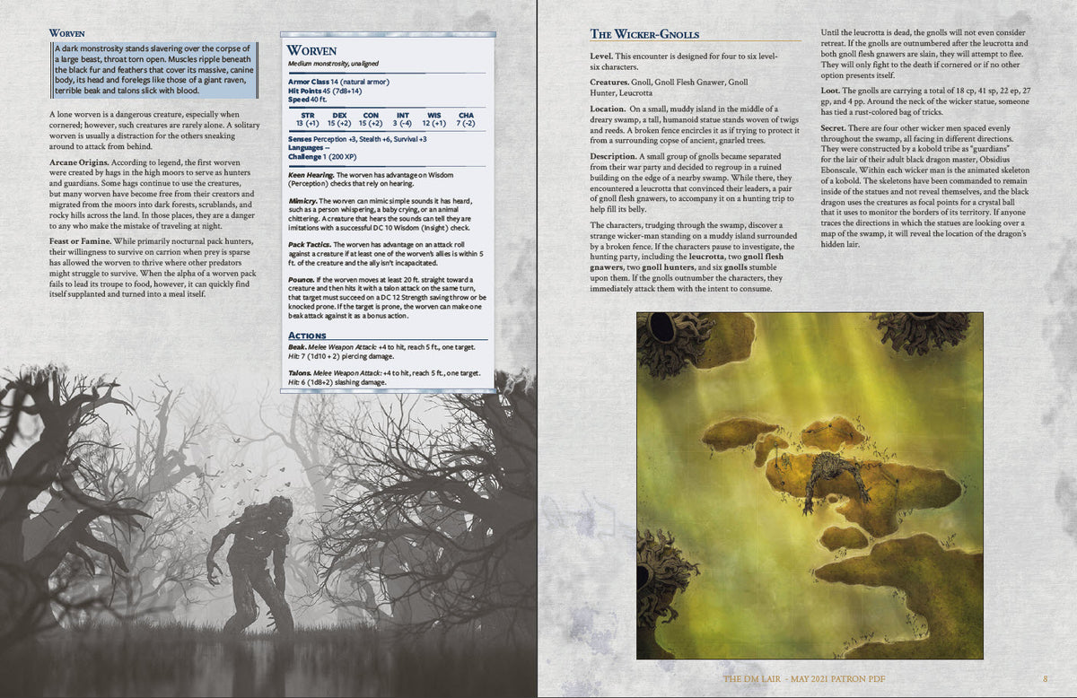 Vows & Vengeance - Lair Magazine #5, May 2021 Issue – The DM Lair